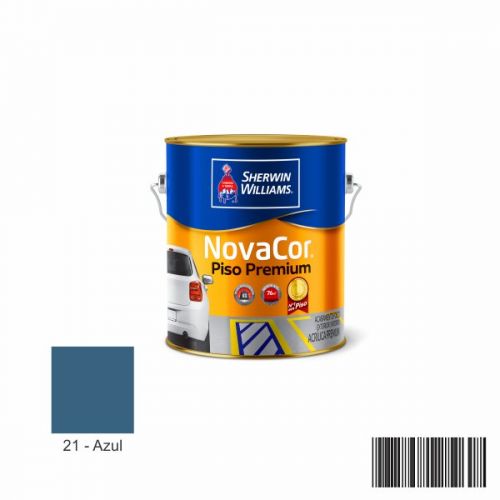 TINTA NOVACOR PISO LISO 03,6L AZUL